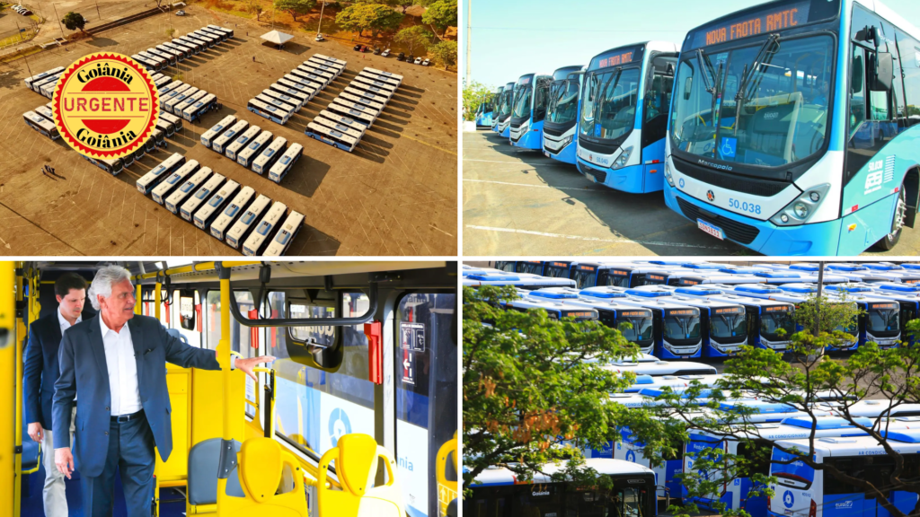 Caiado entrega 132 novos ônibus e reafirma tarifa de R$ 4,30 para ...